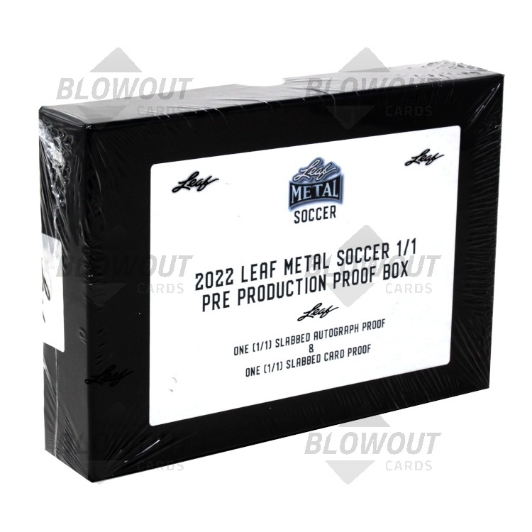 2022 Leaf Metal Soccer 1/1 Pre-Production Proof Box