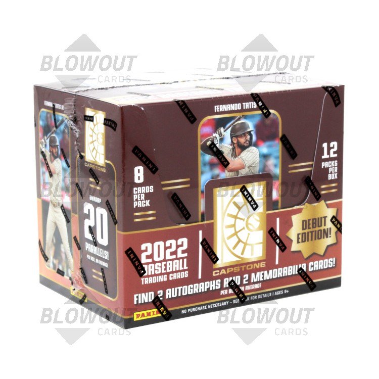 2022 Panini Capstone Baseball 1st Off The Line Hobby 16 Box Case