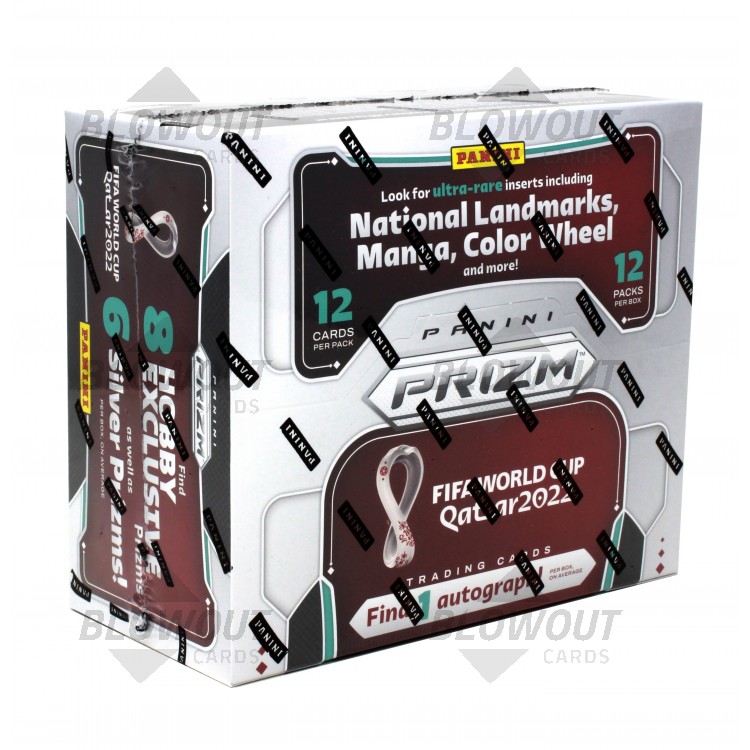 2022 Panini Prizm World Cup Soccer Hobby 12 Box Case