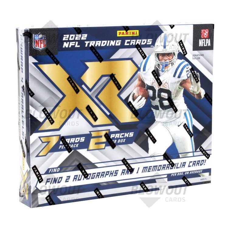 2022 Panini XR Football Hobby 14 Box Case