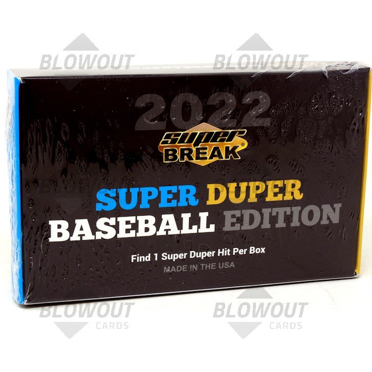 2022 Super Break Super Duper Baseball Box