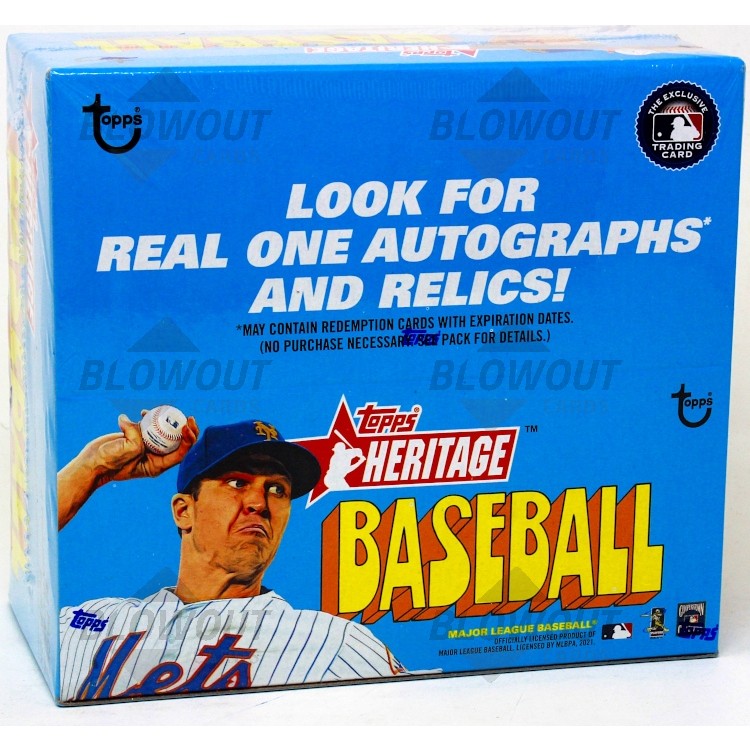 2021 Topps Heritage Baseball Retail Box