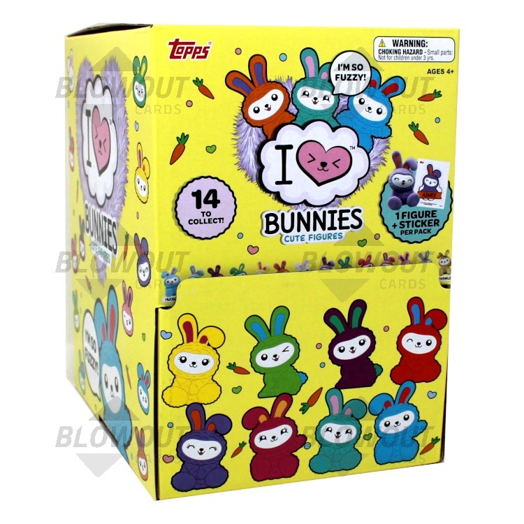 2022 Topps I Love Bunnies Cute Figures 6 Box Case