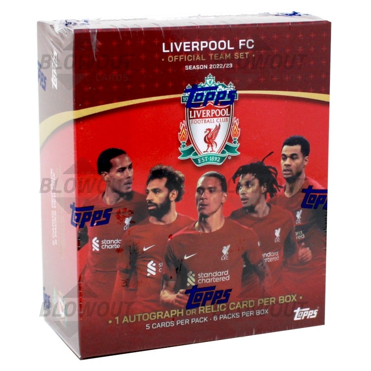 2022/23 Topps Liverpool FC Soccer Team Set Box 2022/23 Topps Liverpool FC Soccer Team Set Box