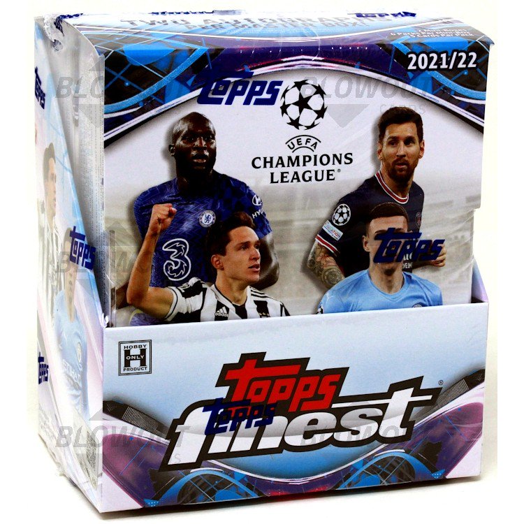 2021/22 Topps Finest UEFA Champions League Soccer Hobby Box