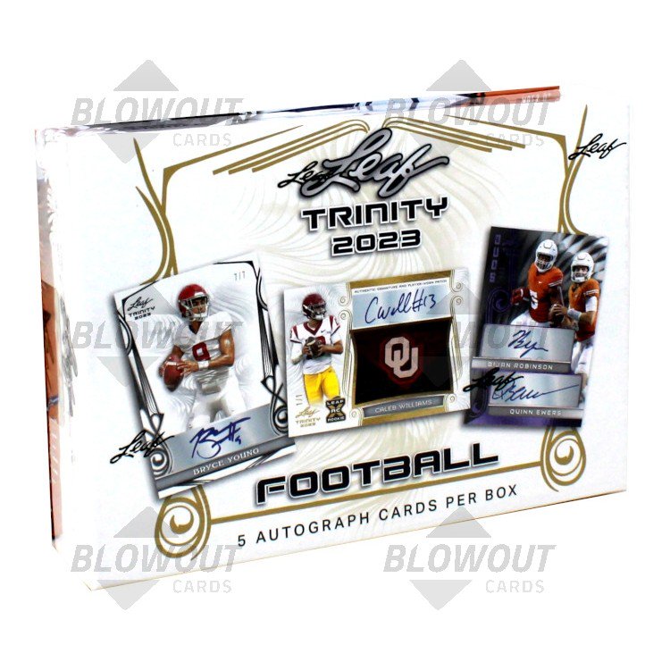2023 Leaf Trinity Football Hobby Box