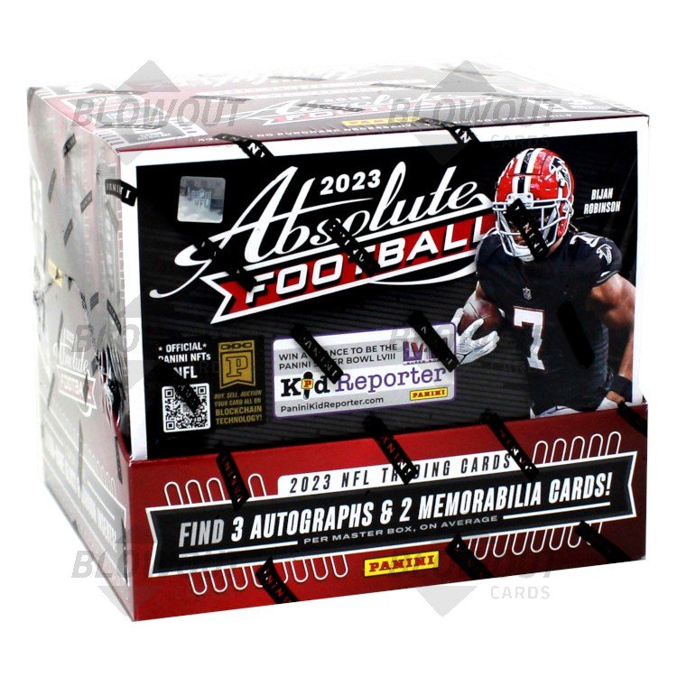 2023 Panini Absolute Football Hobby 12 Box Case