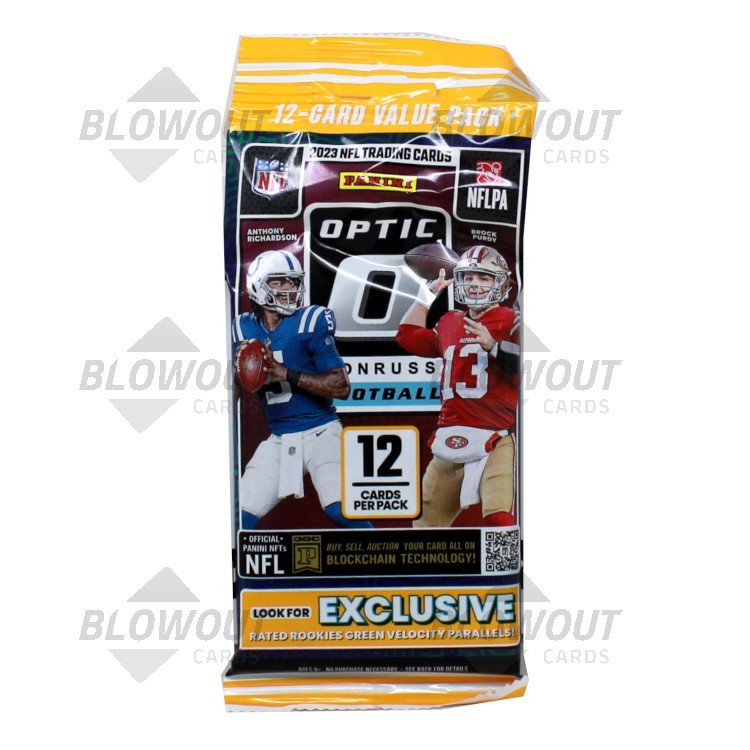 2023 Panini Donruss Optic Football Fat Pack 12 Box Lot