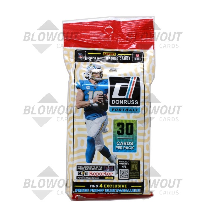 2023 Panini Donruss Football Fat Pack - 12 Pack Lot