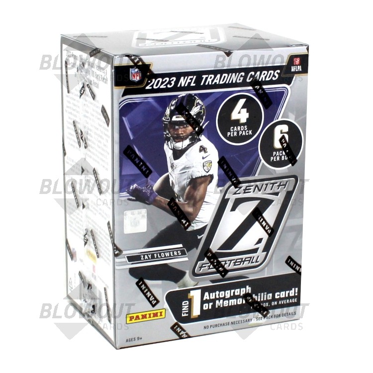 2023 Panini Zenith Football Blaster 20 Box Lot
