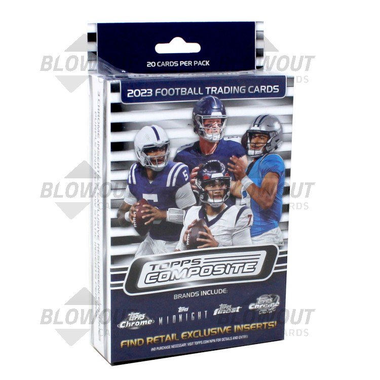 2023 Topps Composite Football Hanger 64 Box Case