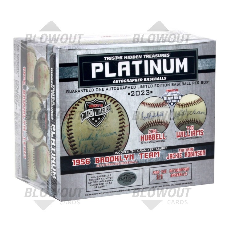 2023 Tristar Autographed Baseball Platinum Edition 12 Box Case