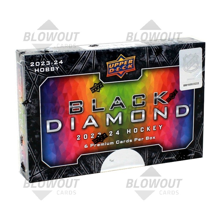 2023 24 Upper Deck Black Diamond Hockey Hobby Box