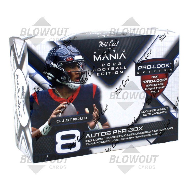 2023 Wild Card Auto Mania Pro-Look Football Edition Box