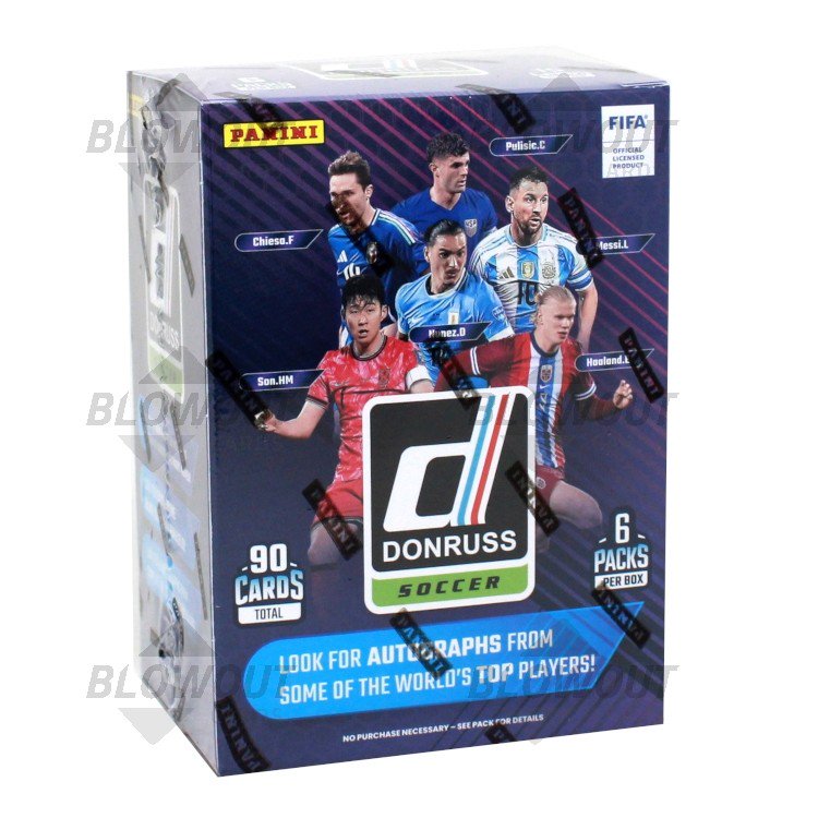 2024/25 Panini Donruss Soccer Blue Cubic Blaster 20 Box Case