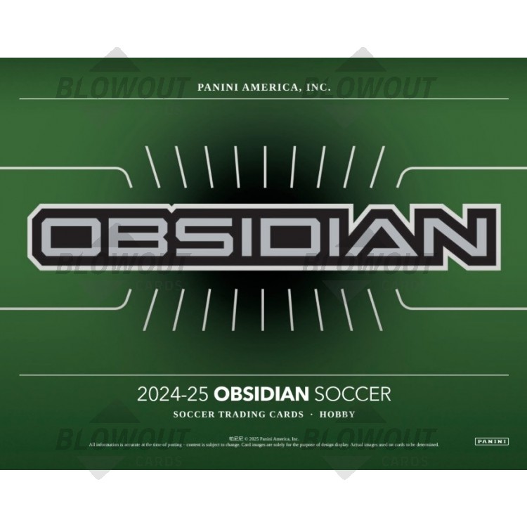 2024/25 Panini Obsidian Soccer Hobby 12 Box Case