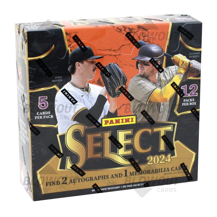 2024 Panini Select Baseball Hobby 12 Box Case