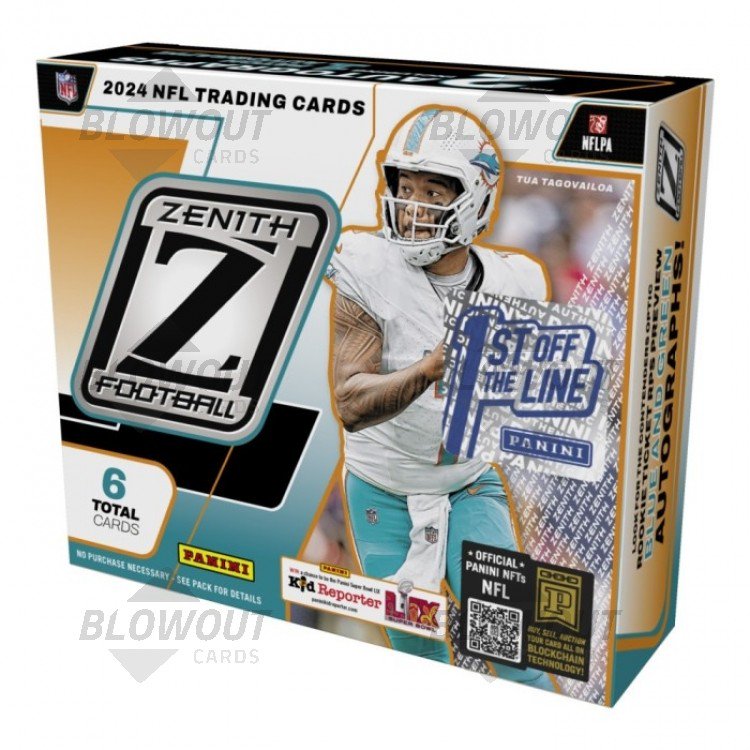 2024 Panini Zenith Football 1st Off The Line Hobby 12 Box Case