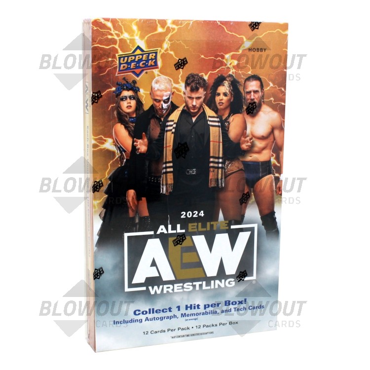 2024 Upper Deck All Elite Wrestling (AEW) Hobby 12 Box Case