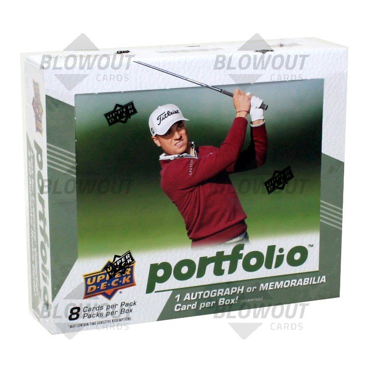 2024 Upper Deck Portfolio Golf Hobby Box