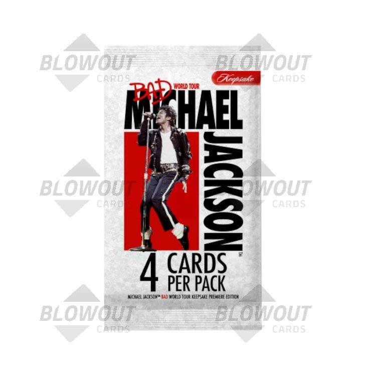 2025 Keepsake Michael Jackson Bad World Tour Collection Hobby 10 Box Case