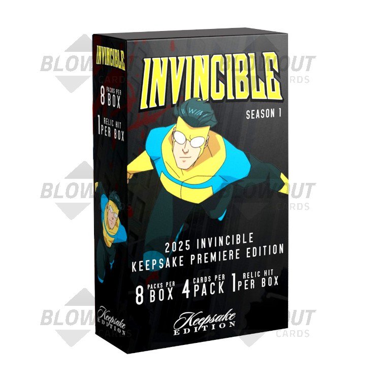 2025 Keepsake Invincible Season 1 Premiere Blaster 20 Box Case