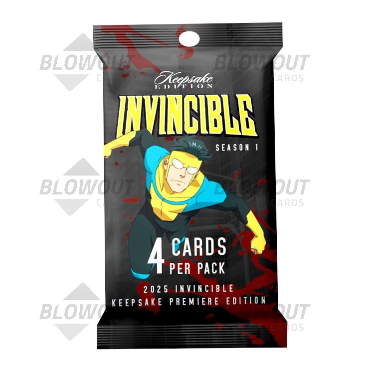 2025 Keepsake Invincible Season 1 Premiere Hanger Pack - 100 Pack Box
