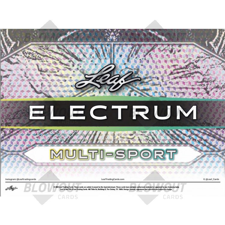 2025 Leaf Electrum Multi-Sport Super Mega 8 Box Case