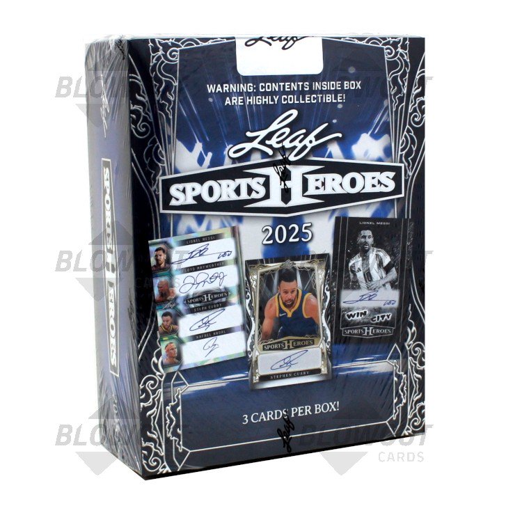 2025 Leaf Metal Sports Heroes Hobby 15 Box Case