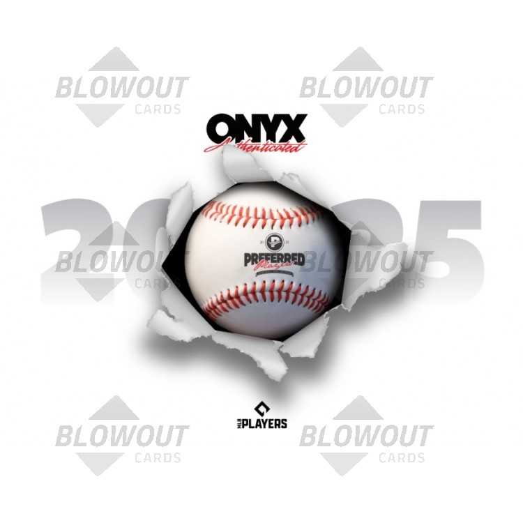2025 Onyx Preferred Players Collection Baseball 3 Box Case