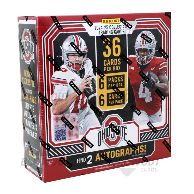 2025 Panini Ohio State University Collegiate Hobby 20 Box Case