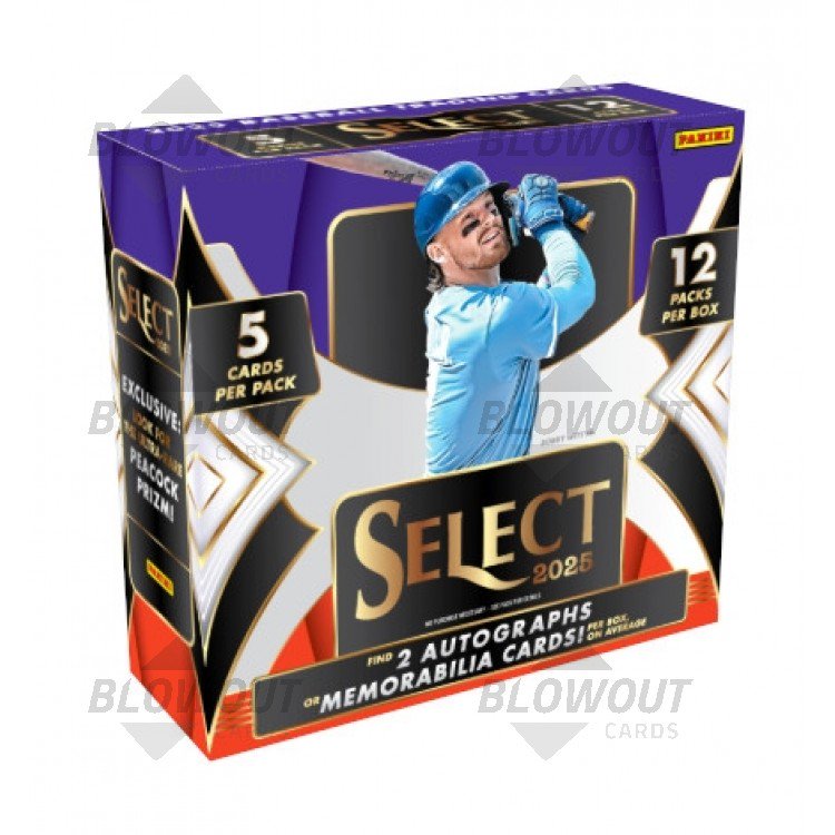 2025 Panini Select Baseball Hobby 12 Box Case