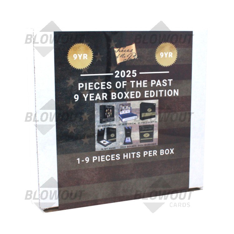 2025 Pieces of the Past 9 Year Boxed Edition 5 Box Case