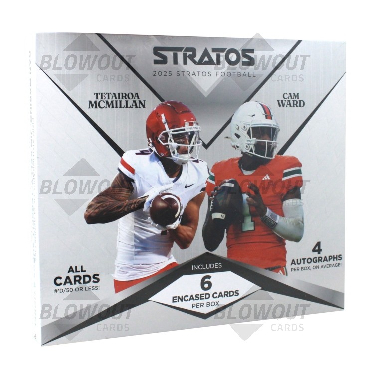 2025 Pulse Stratos Football Hobby 10 Box Case