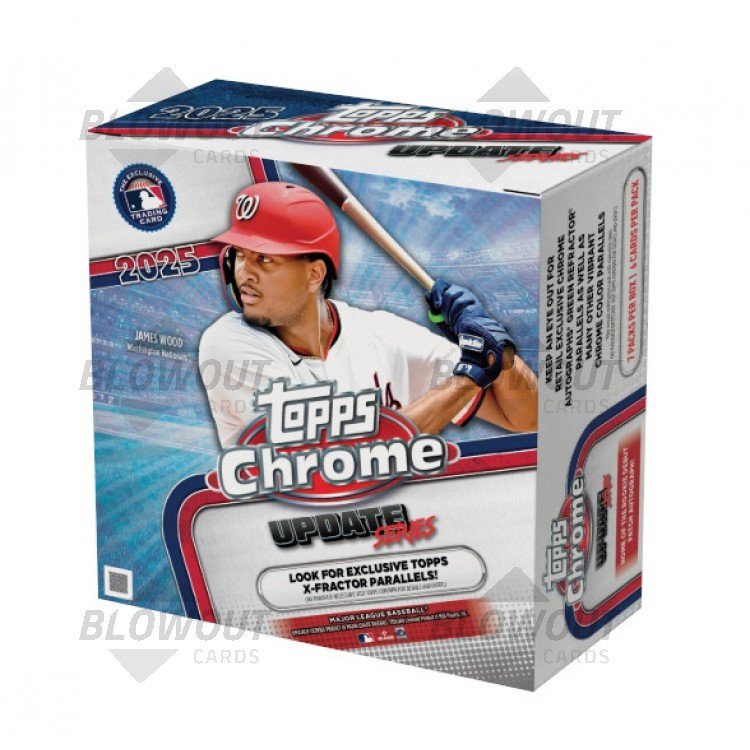 2025 Topps Chrome Update Series Baseball Mega 20 Box Case