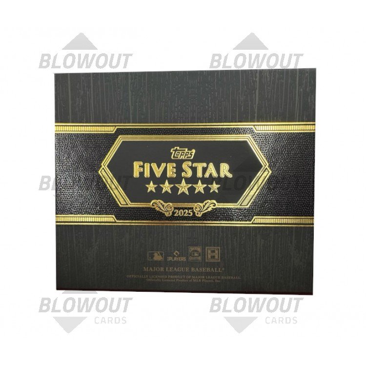2025 Topps Five Star Baseball Hobby 3 Box Case