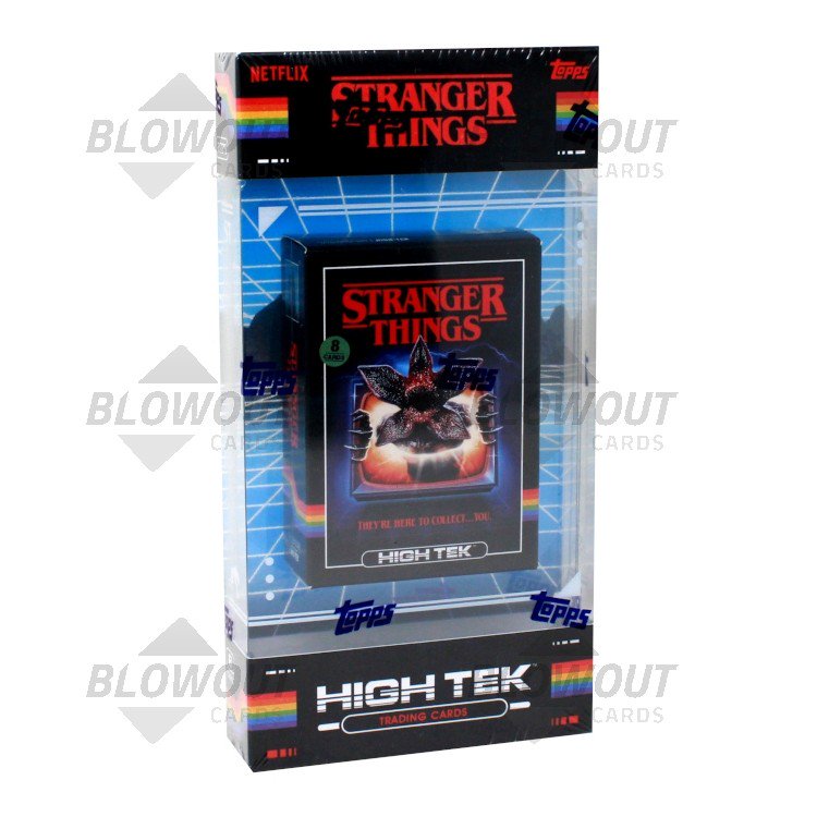 2025 Topps Stranger Things High Tek Hobby 12 Box Case