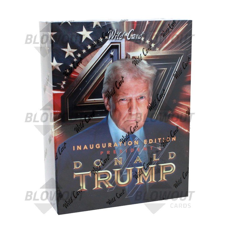Wild Card President Donald Trump Inauguration Edition 12 Box Case