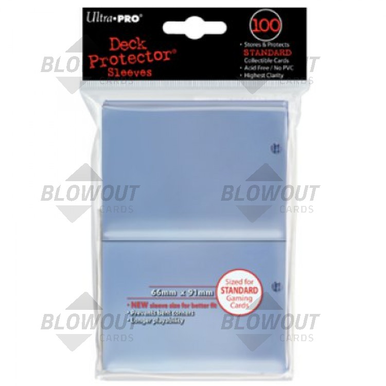 Ultra Pro Deck Protector Standard Size Clear - 100ct Pack