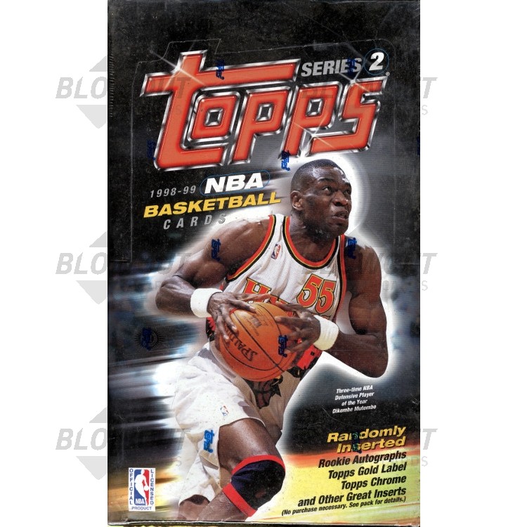 1998/99 Topps Series 2 Basketball Box