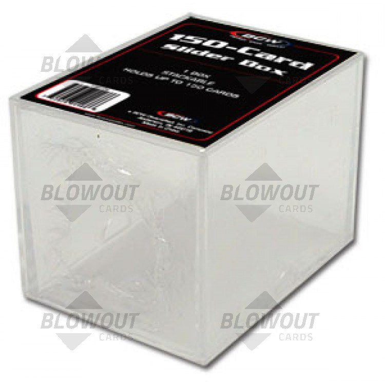 BCW 150 Count 2 Piece Slider Box - 100ct Case