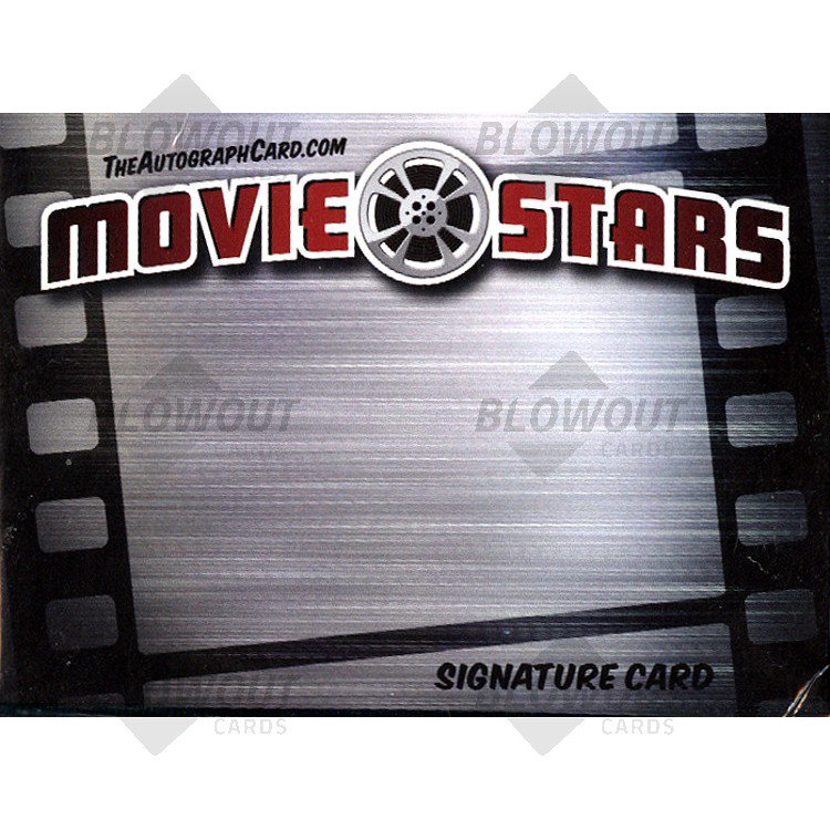 The Autograph Card Blank Signature Cards - Movie Stars