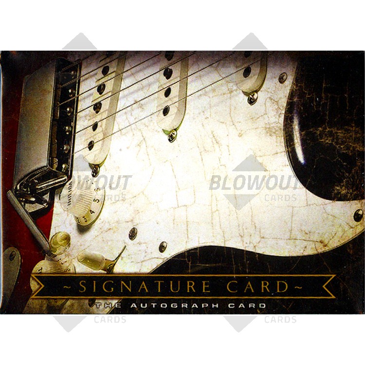 The Autograph Card Blank Signature Cards - Rock & Roll