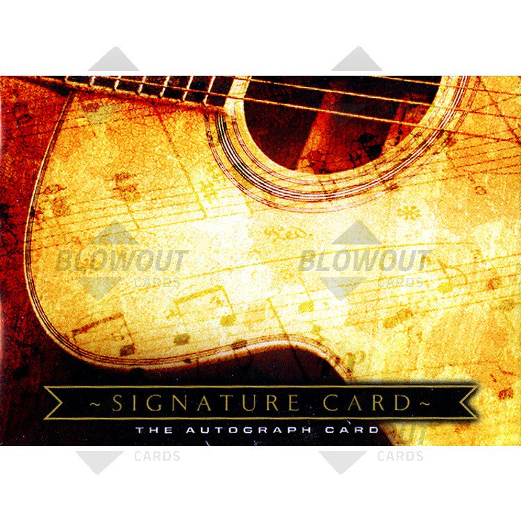 The Autograph Card Blank Signature Cards - Music