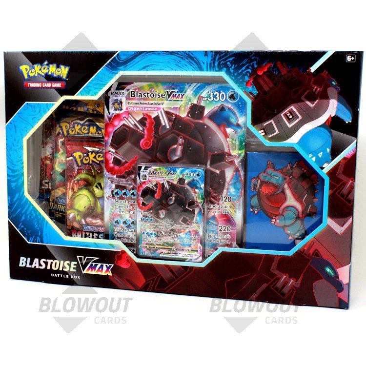 Pokemon Venusaur/Blastoise VMAX Battle Box