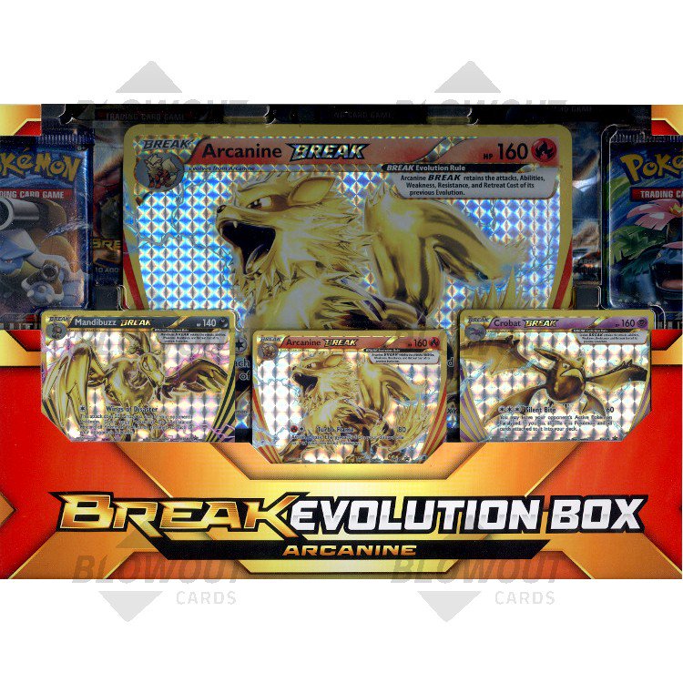 Pokemon Break Evolution Featuring Arcanine - Box