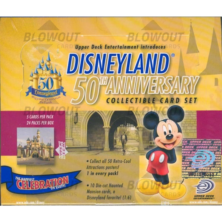 Disney Treasures 50th Anniversary Collectible Cards Hobby Box