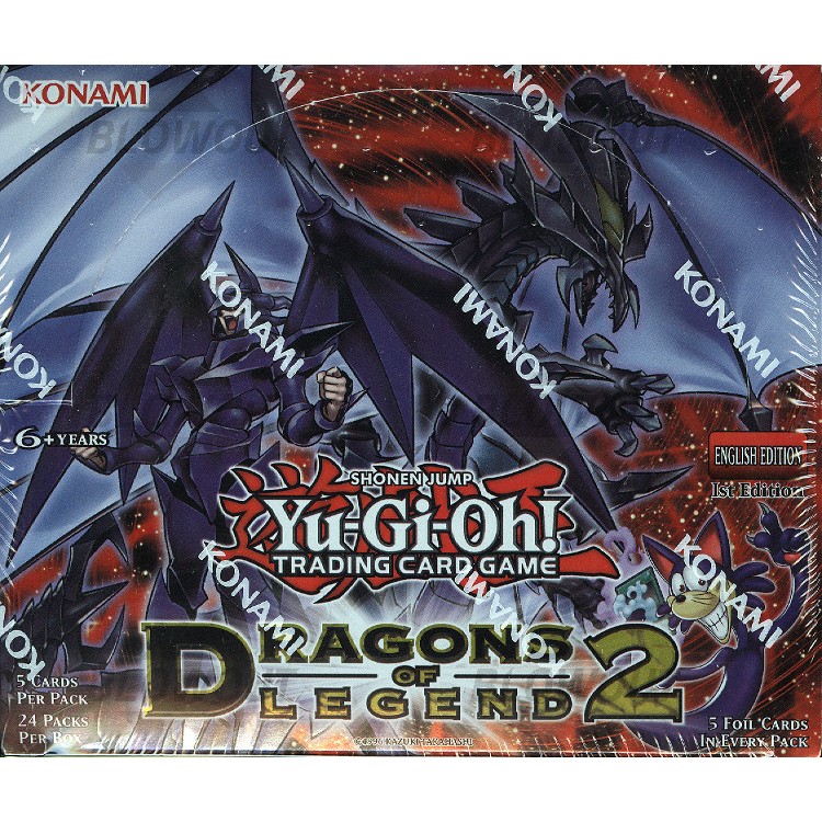 Yugioh Dragons Of Legend Ser 2 - 1st Edition Booster 12 Box Case