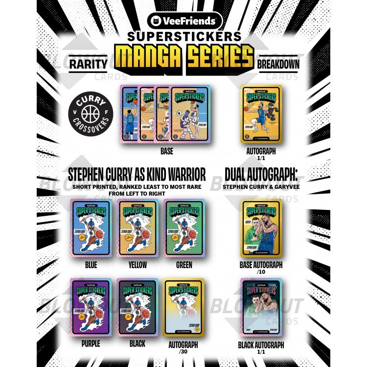 VeeFriends Superstickers Manga Series 12 Box Case