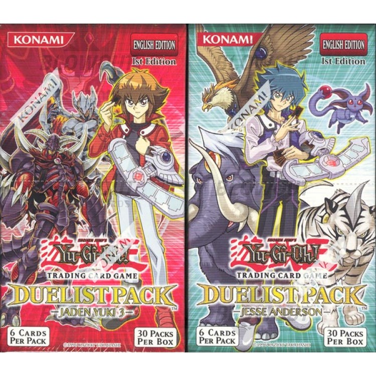 Yugioh Jaden Yuki 3 & Jesse Anderson Duelist Booster Box [Pair]